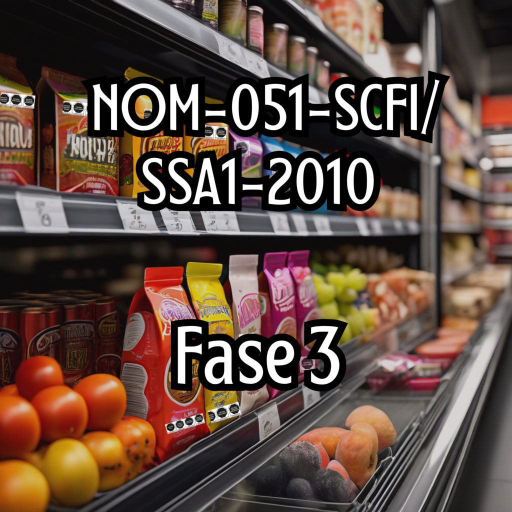NOM-051-SCFI/SSA1-2010 Fase 3: Actualización de Etiquetado en Alimentos ...